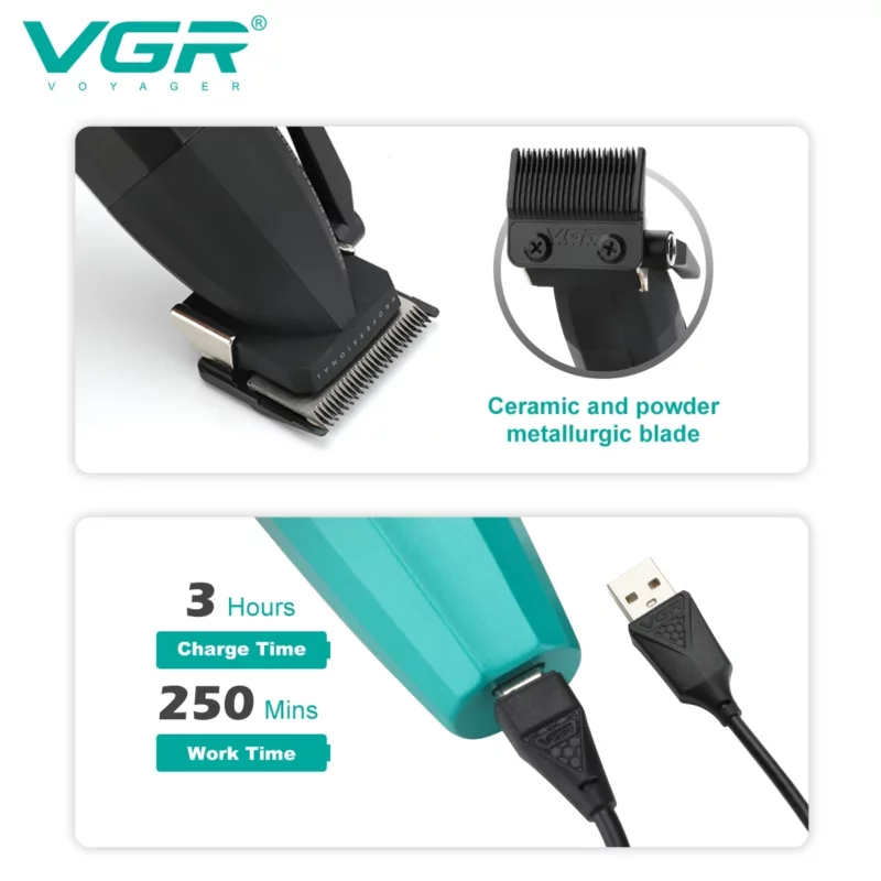 VGR V-003 Professional Hair Clipper - VGR Direct™ | Official VGR Trimmers & Grooming Store